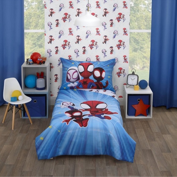 Marvel | Other | Spidey And His Amazing Friends Toddler 4 Piece Bed Set ...